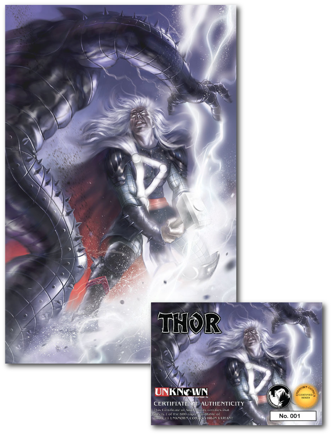 THOR #1 LUCIO PARRILLO EXCLUSIVE VAR ON SALE TODAY 6 PM CST!